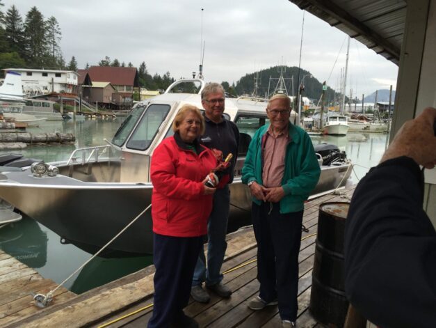 Nancy Murkowski christens a sentimental boat in Wrangell. - KSTK