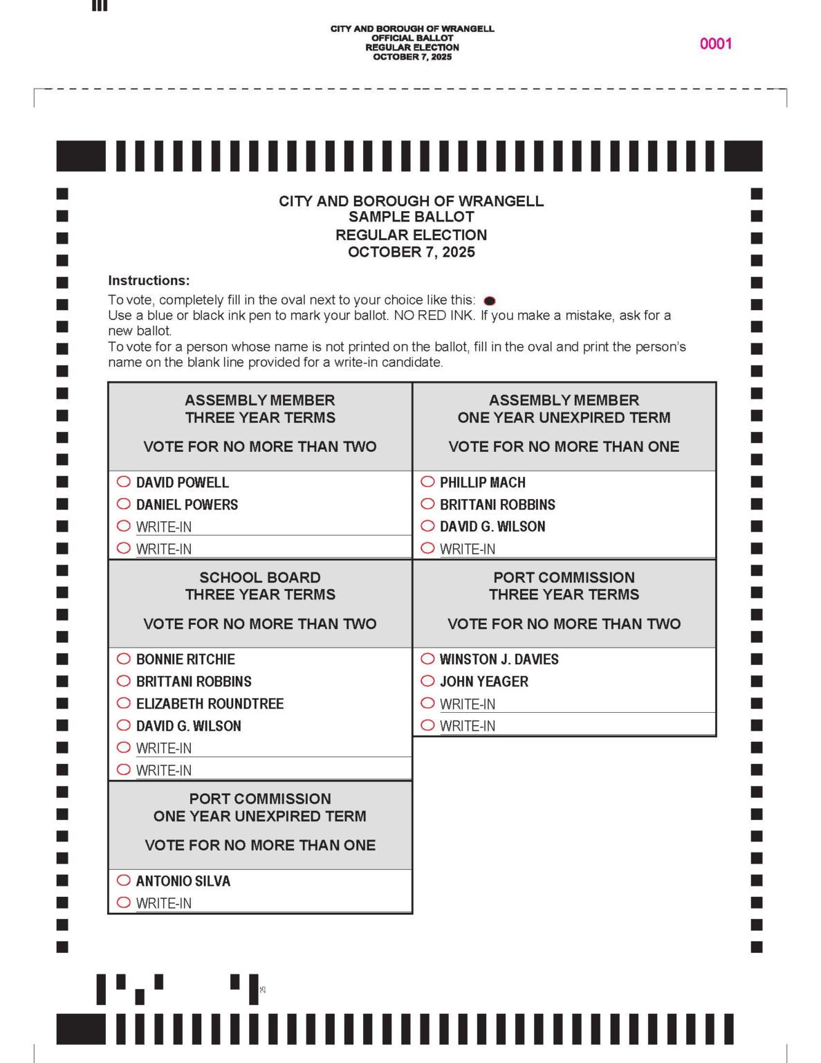 Wrangell Sample Ballot - KSTK